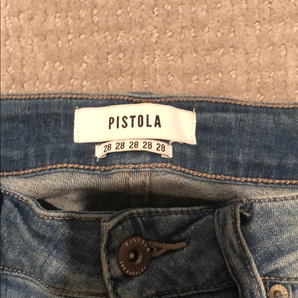 Pistola Side Strip Skinny Jeans - Gem